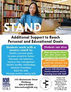 Students Taking a New Direction (STAND) - LUK Prevention